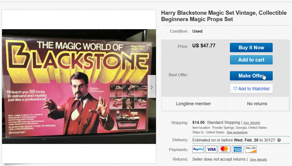 Harry Blackstone Jr. – Magic Every Month